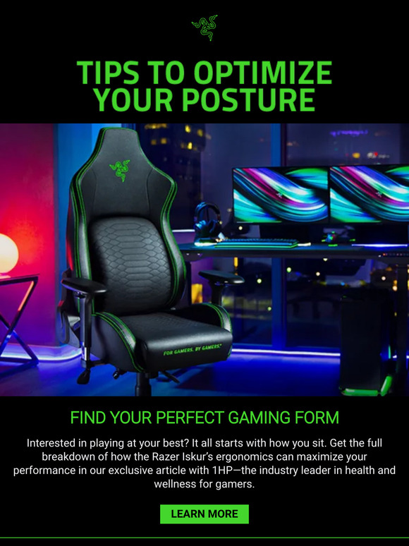 Razer: Find Your Perfect Gaming Form with the Razer Iskur | Milled