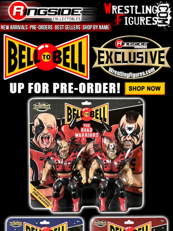 Ringside Collectibles: New BELL TO BELL Exclusive Figures 🔔 Pre-Order ...
