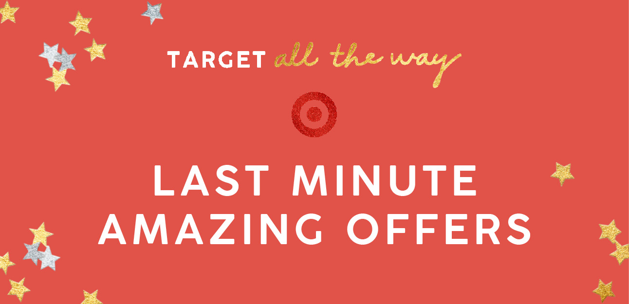 Target: Last Minute Amazing Offers | Milled