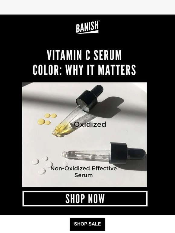 Banish: Why Color Of Vitamin C Serum Matter💥 | Milled