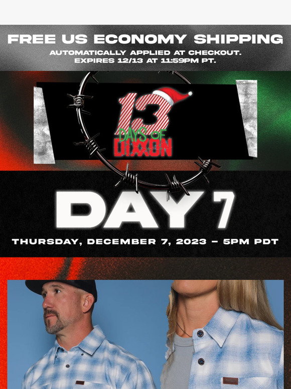 Dixxon Flannel Co.: 🚨 Live Now - Day 7 of 13 DAYS OF DIXXON!! | Milled