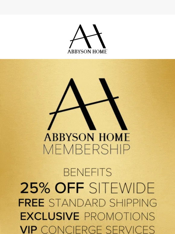 Abbyson: Abbyson Home Membership just got better 👀 | Milled