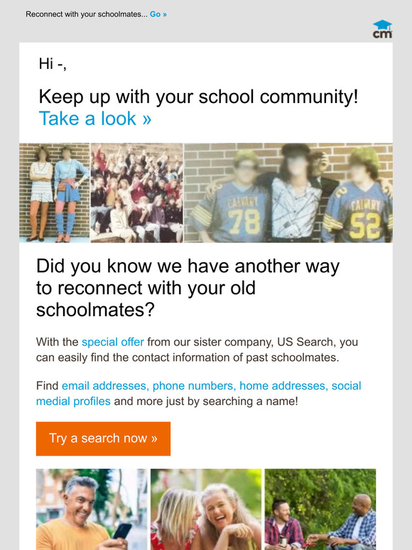Classmates: See what you may have missed at Classmates.com! | Milled