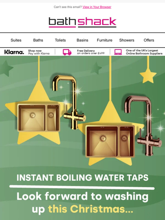 Bath Shack: Look forward to the washing up this Christmas💧 | Milled