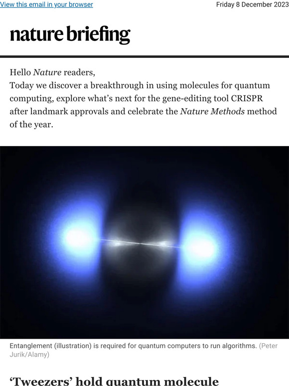 Nature: Quantum-computing approach uses single molecules as qubits for ...