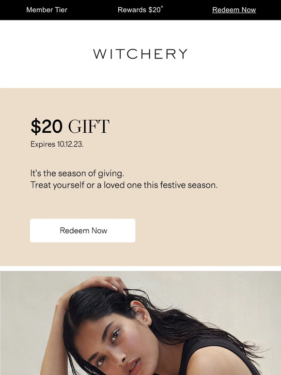 Witchery: —, YOUR MEMBER GIFT EXPIRES SUNDAY | Milled