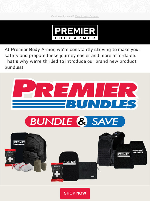 Premier Body Armor: 📣 New Product Bundles – Save 10% on the Gear You Love | Milled