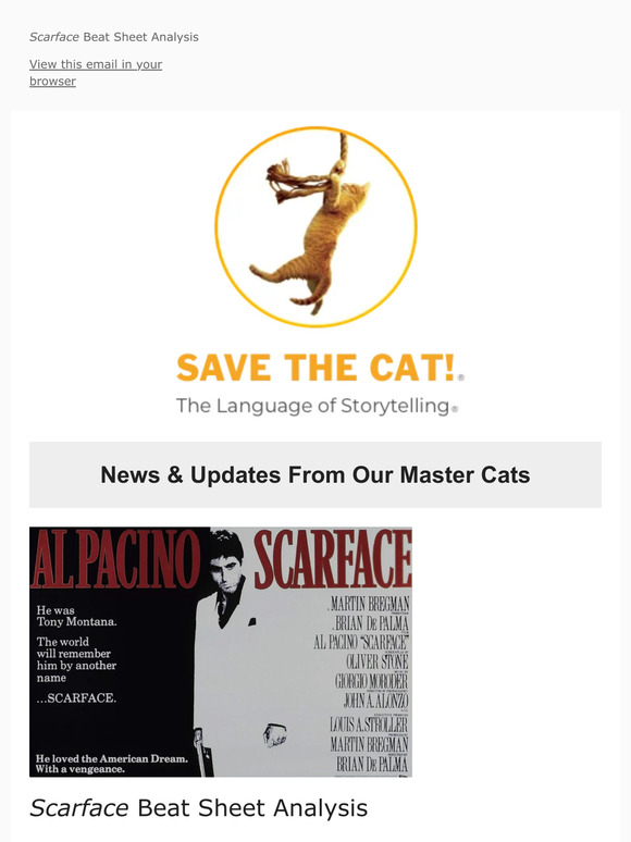 Save the Cat: "Scarface" Beat Sheet Analysis | Milled