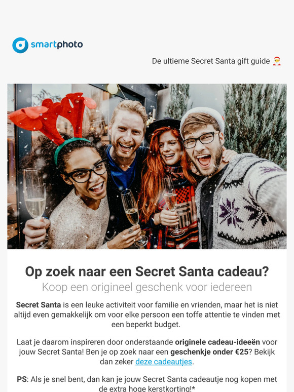 Smartphoto: De ultieme Secret Santa gift guide 🎅 | Milled
