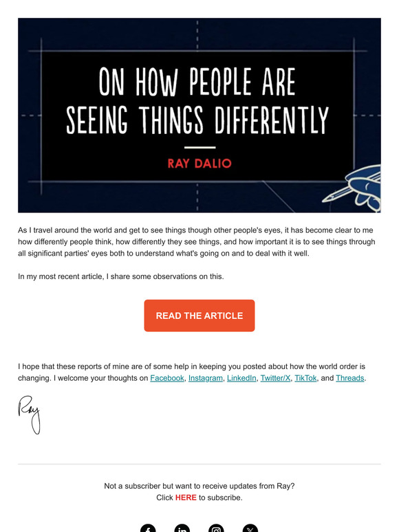 Principles: How People See Things Differently and Why It Matters | Milled
