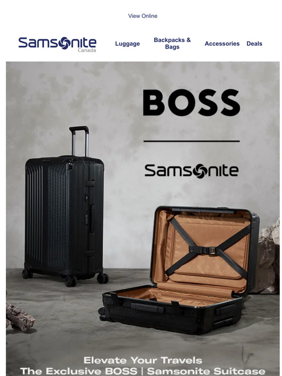 Samsonite: BOSS | Samsonite: NEW Iconic Collection | Milled