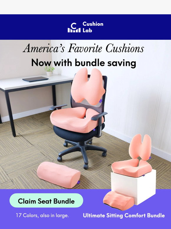 Cushion Lab: The Ultimate Sitting Comfort - Bundle Fit for A Royal | Milled