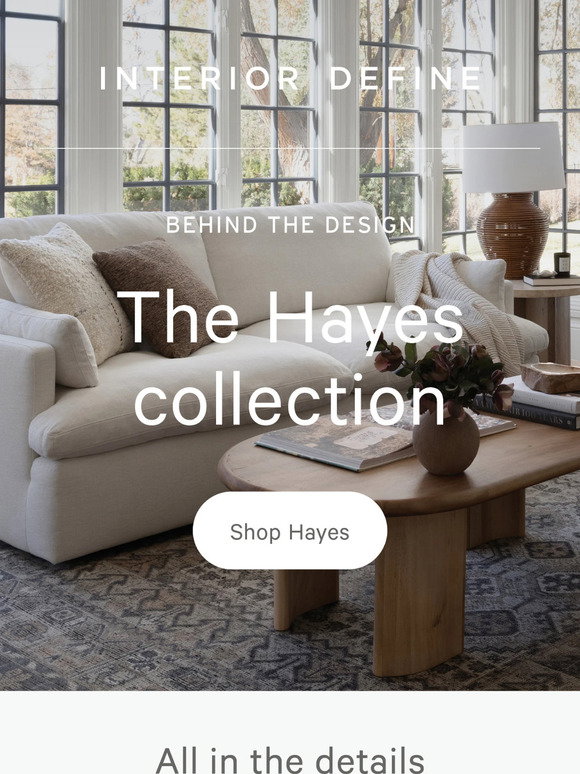 Interior Define: BEHIND THE DESIGN: The Hayes | Milled