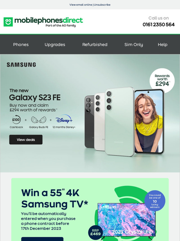 Mobile Phones Direct: Introducing the NEW Samsung Galaxy S23 FE 🤯 | Milled