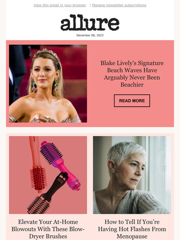 Allure: Blake Lively's Signature Beach Waves Have Never Been Beachier ...