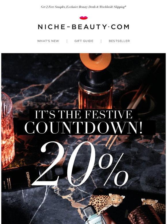 Niche Beauty: 20% Off: Festive Products You Need Now | Milled