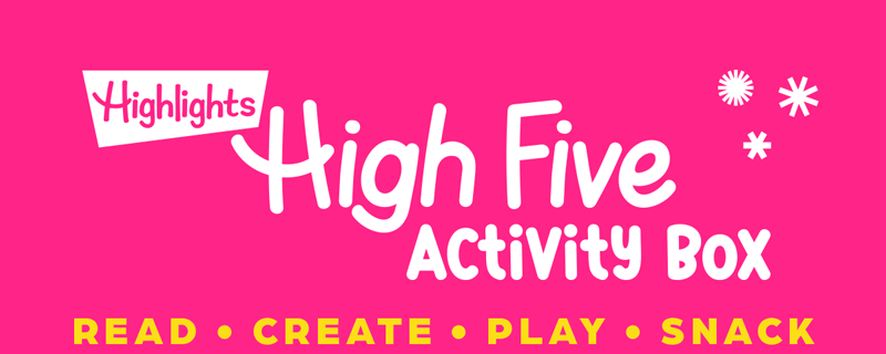 Highlights for Children: NEW High Five Activity Box just dropped 👀 | Milled