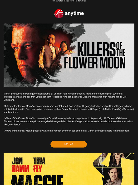 SF Anytime: 💥Scorsese+DiCaprio+De Niro = KILLERS OF THE FLOWER MOON 💥 ...