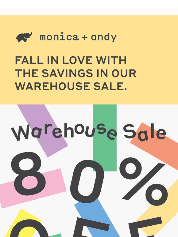 Monica + Andy: Warehouse Sale Site: Up to 80% Off | Milled