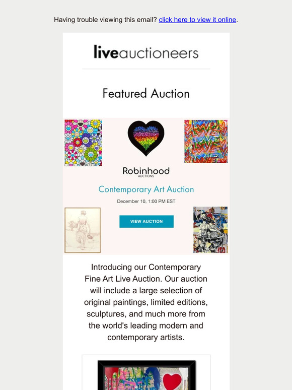 LiveAuctioneers: The Gift of Style | Milled