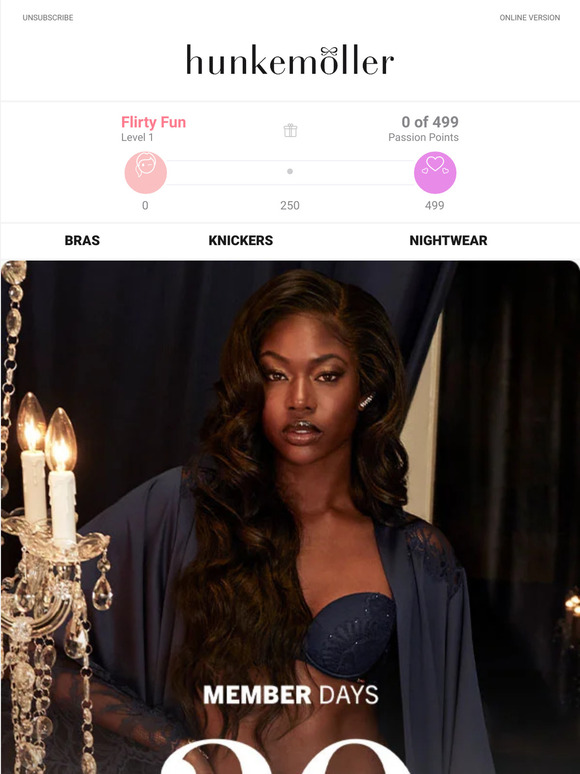 Hunkemoller UK Ltd Email Newsletters: Shop Sales, Discounts, and Coupon ...