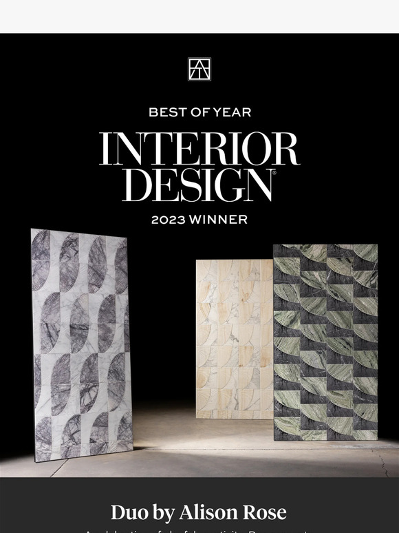 Artistic Tile: Best of Year 2023 Winner: Duo by Alison Rose | Milled