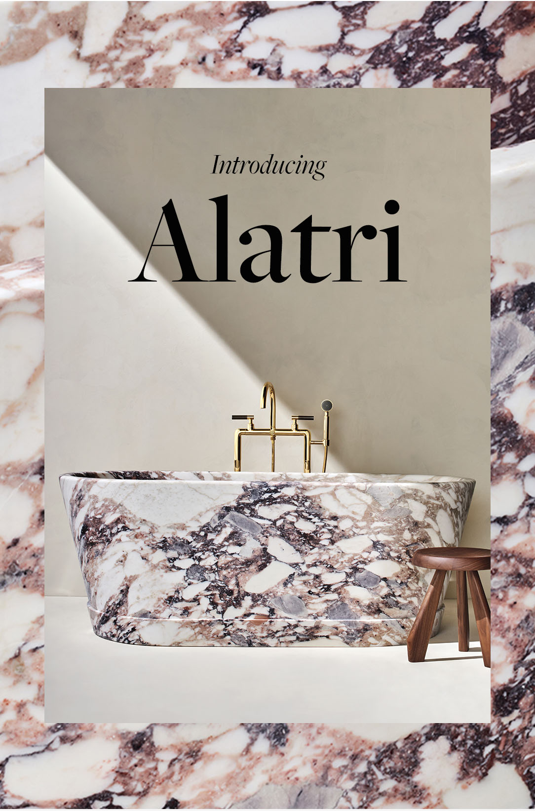 Waterworks: New: The Alatri Marble Bathtub | Milled