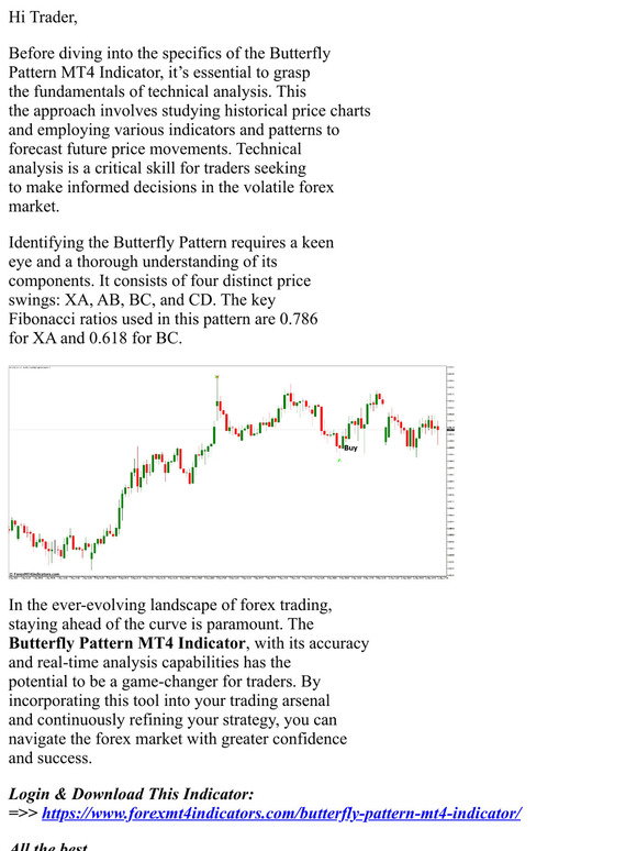 Forex MT4 Indicators: [Download] Butterfly Pattern MT4 Indicator | Milled
