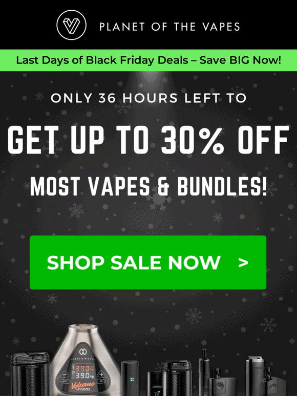 Planet of the Vapes: Treat yourself before it’s too late! | Milled
