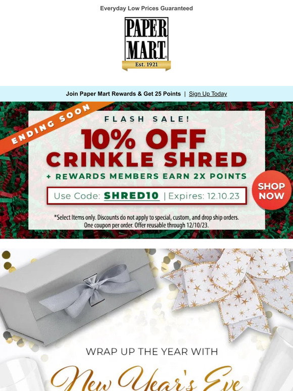 Paper Mart: Ring in the New Year with Stylish Packaging! | Milled