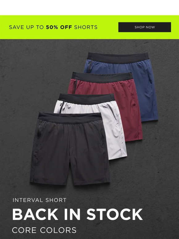 Ten Thousand: The Interval Short | Back In Best-Selling Colors | Milled