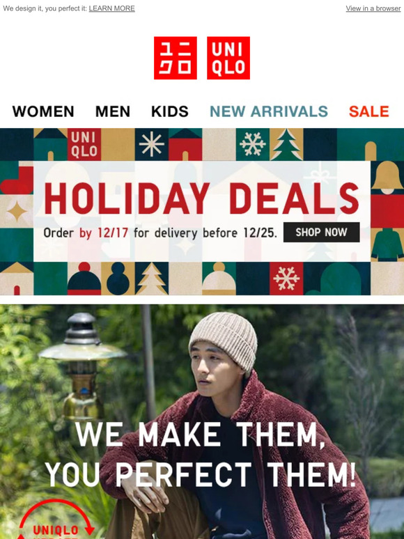 UNIQLO Email Newsletters: Shop Sales, Discounts, and Coupon Codes