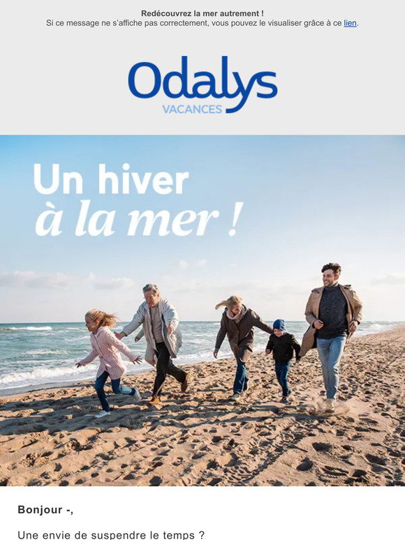 Odalys Vacances: Cap sur la mer cet hiver : une vague de douceur vous ...