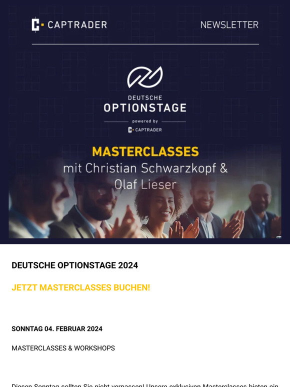 CapTrader: Die Masterclasses von Christian Schwarzkopf & Olaf Lieser ...