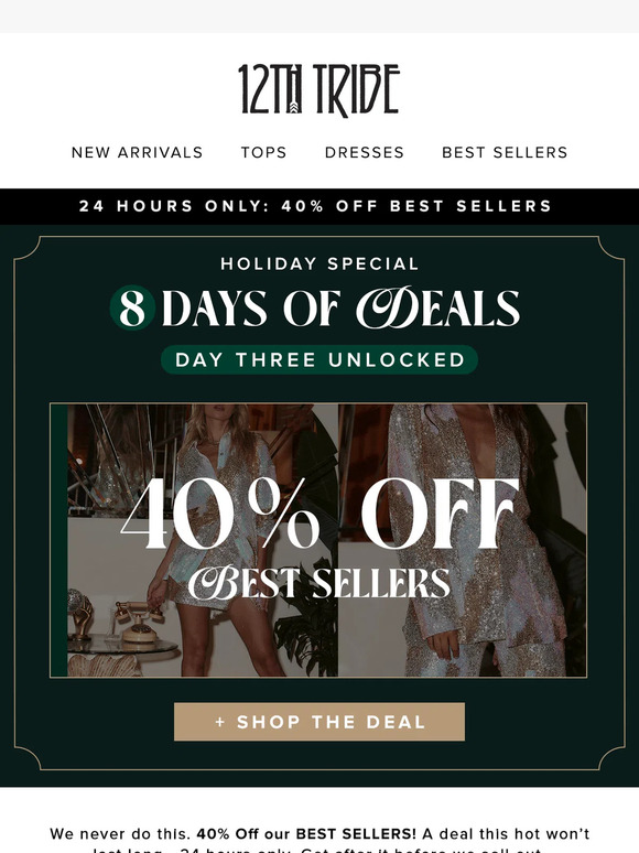 12th Tribe: 40% Off Best Sellers | Milled