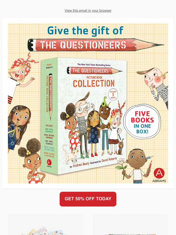 Abrams Books: Inspire Curiosity: Wrap Up the Questioneers Series! | Milled