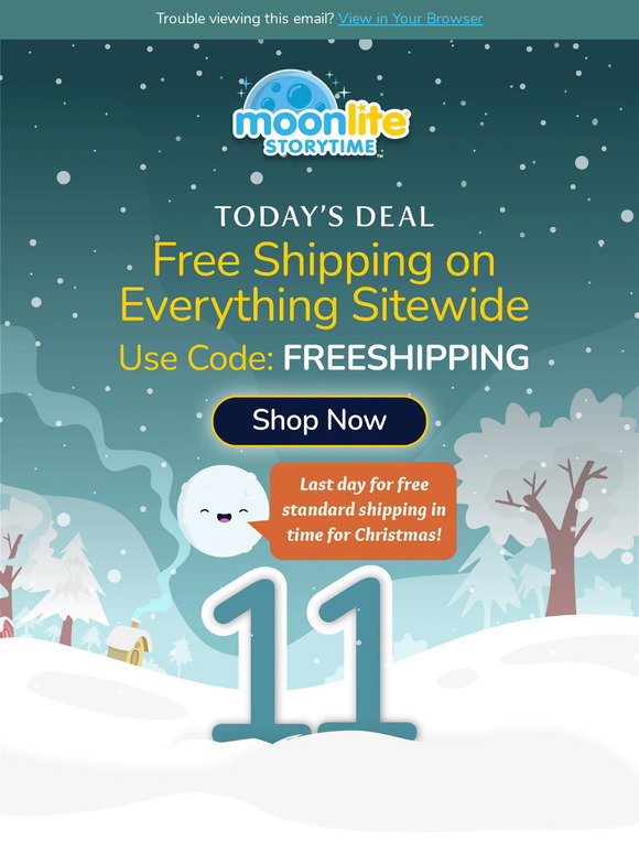 Moonlite: Today's Holiday Deal #11: Last Day of Standard Shipping! Get ...