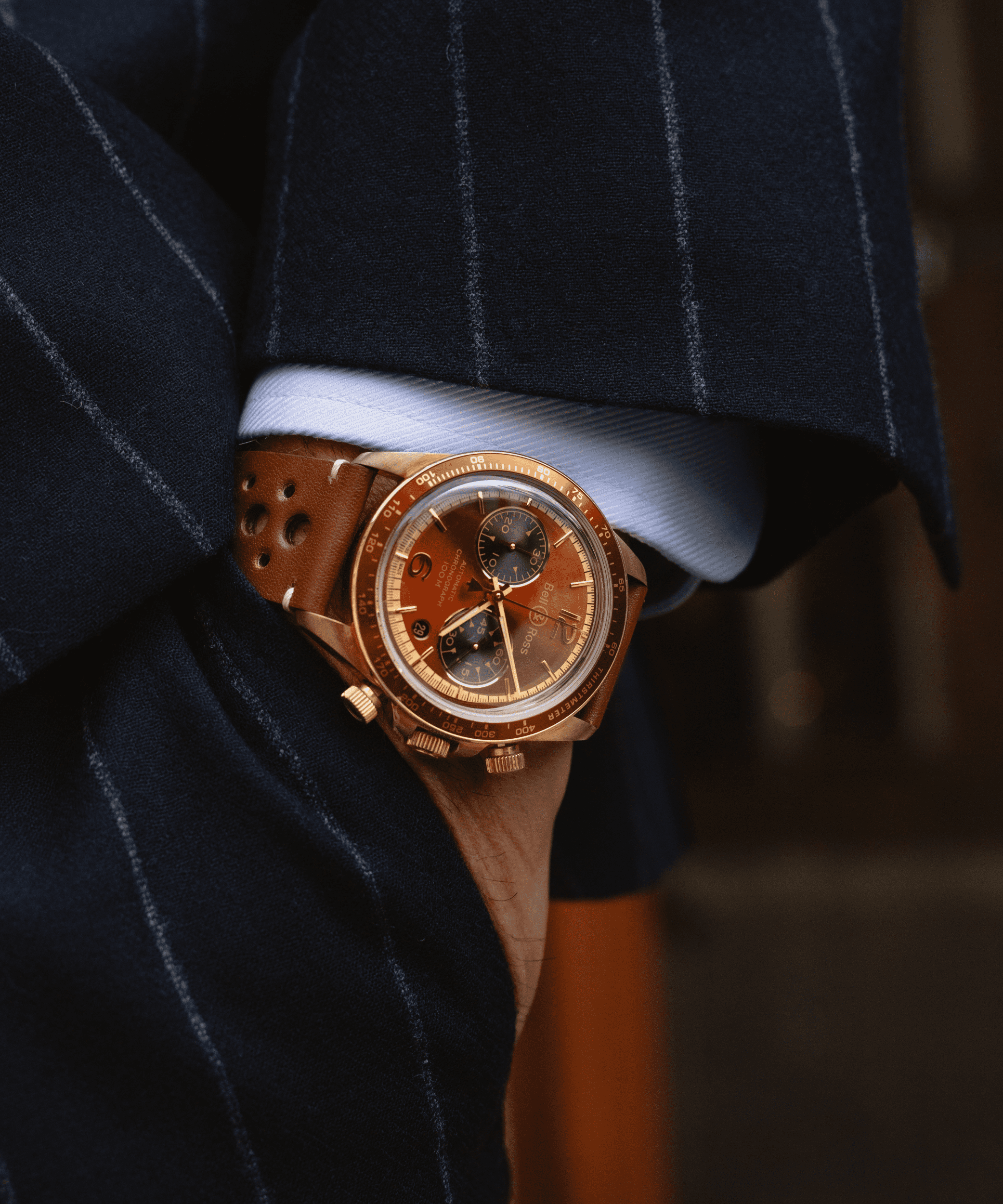 The Rake: The Rake x Bell & Ross Bellytanker Chronograph Espresso ...