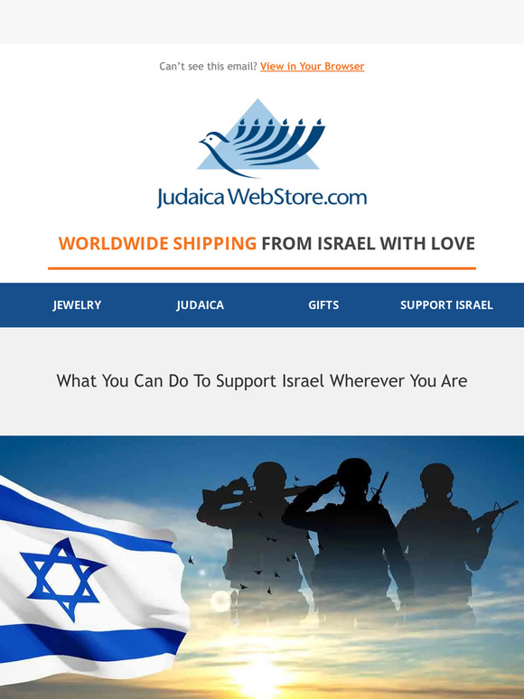 Judaica Web Store: 🇮🇱 What You Can Do To Support Israel Wherever You ...