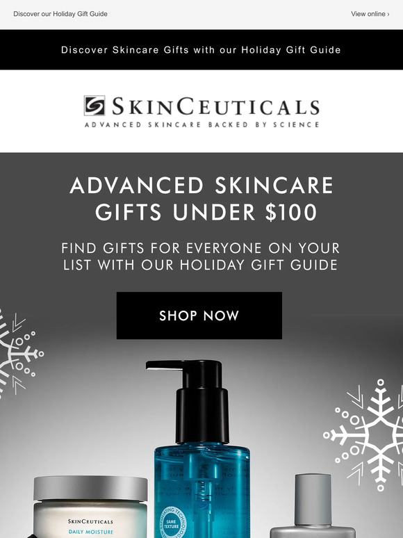 Skinceuticals: Get Proven Skincare Gifts Under $100 | Milled