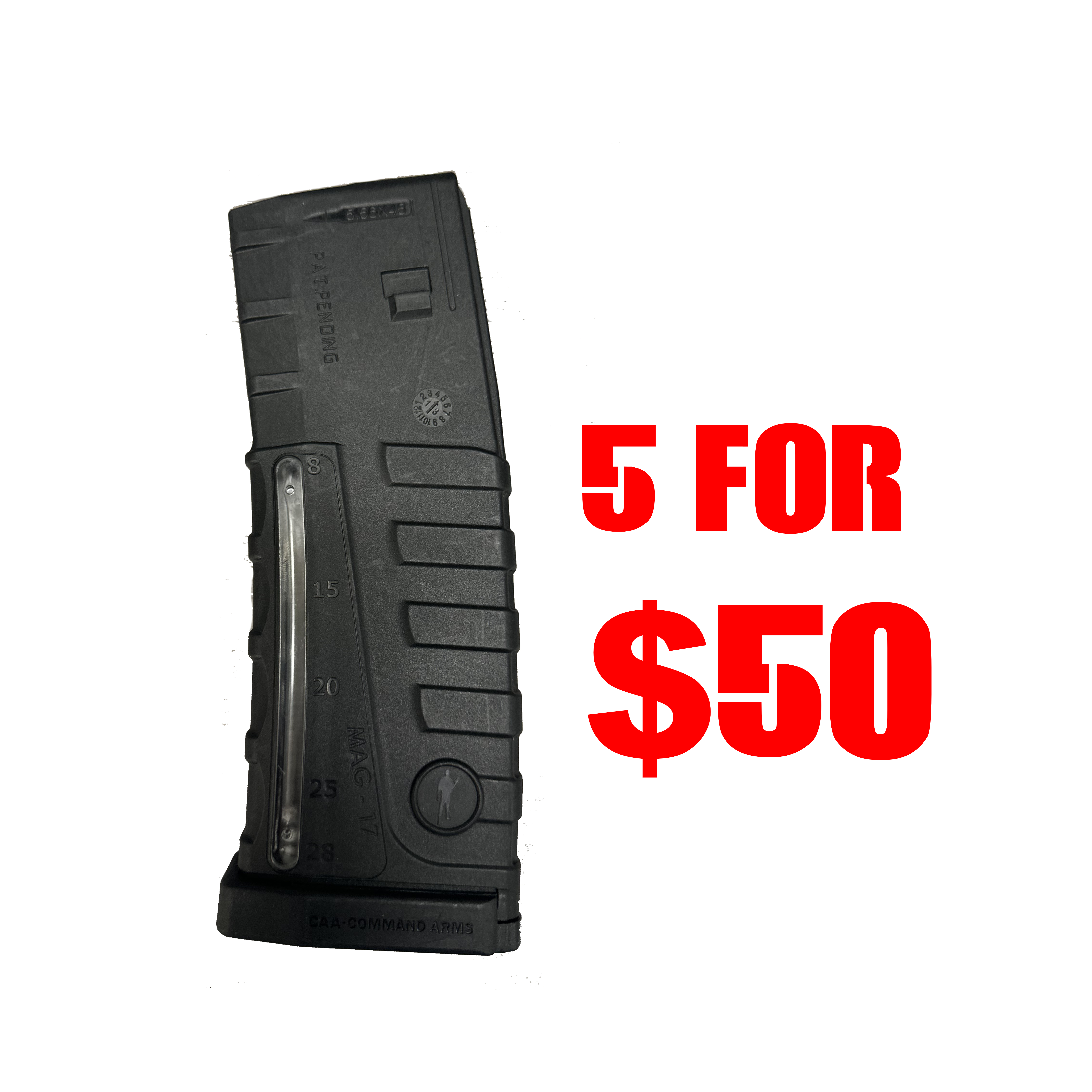 CAA: AR15 Mags 5 for $50 | Milled