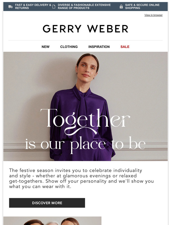 Gerry Weber: Outfits for the festive season that will make you shine ...