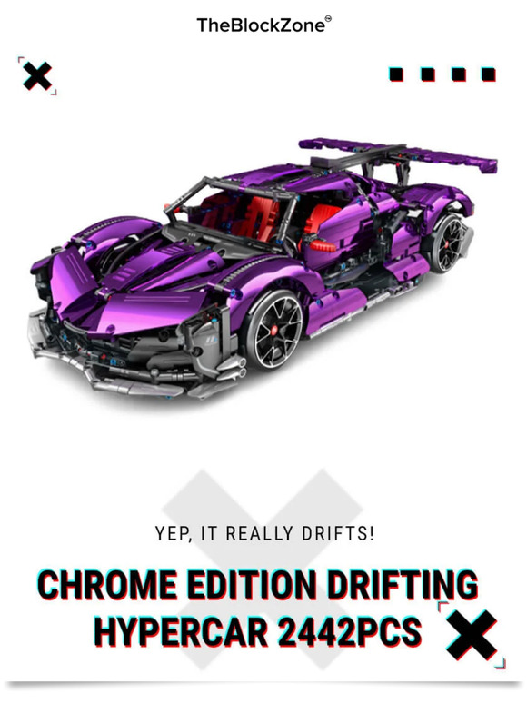The Block Zone: Chrome Edition Drifting Hypercar 🔥 | Milled
