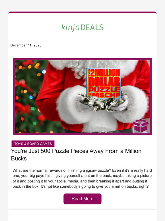 The Inventory: You're Just 500 Puzzle Pieces Away From a Million Bucks ...