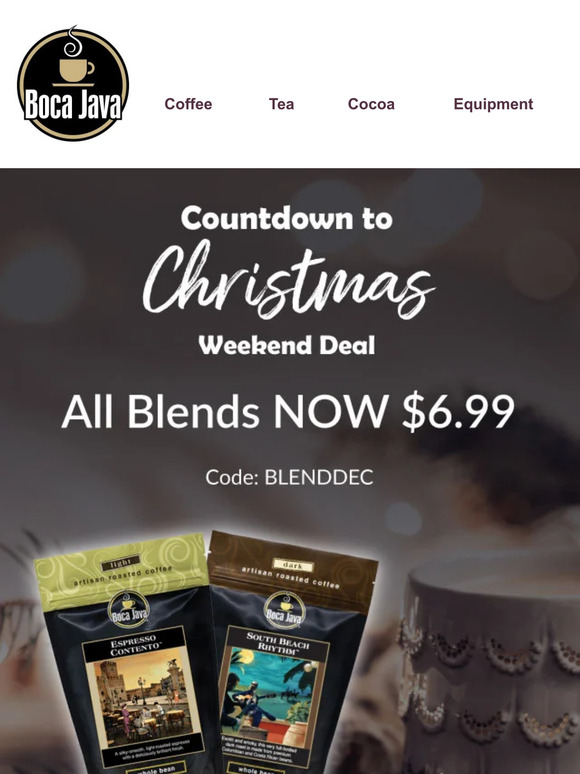 Boca Java: Stock Up on the PERFECT Stocking Stuffer🎁☕ $6.99 Coffee ...