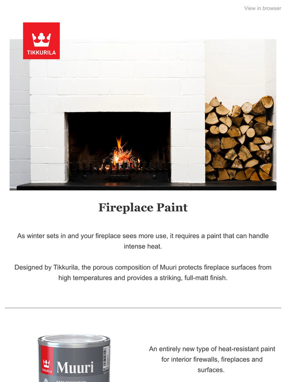 Tikkurila: Muuri Fireplace Paint 🔥🎄 | Milled
