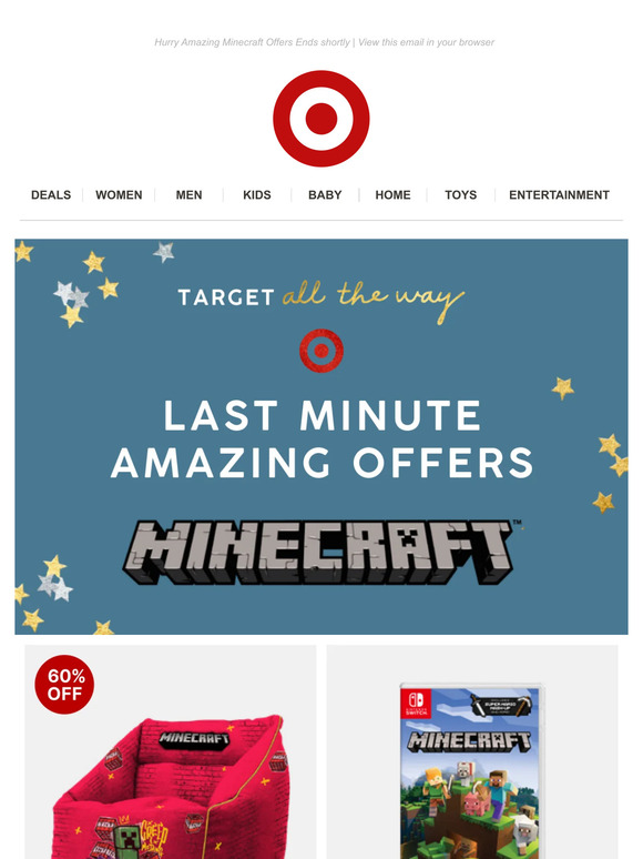 Target: Last Minute Offers - Minecraft | Milled