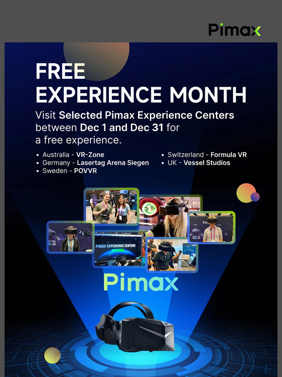 Pimax: FREE Experience Month | Milled
