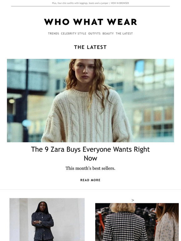 Who What Wear: The 9 Zara buys everyone wants right now | Milled