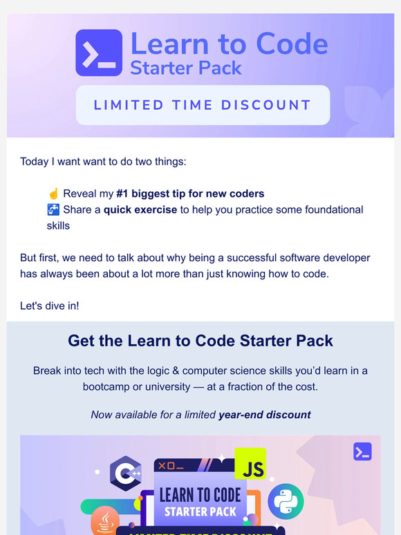 Educative: My #1 tip for new programmers (don't miss this step) | Milled